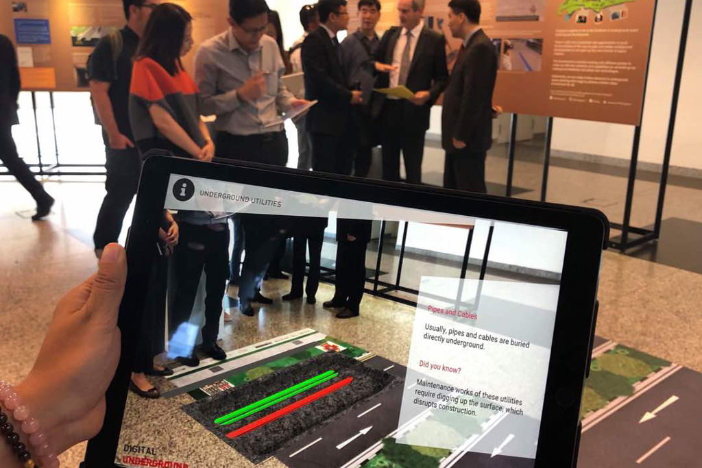 Augmented Reality makes underground spaces visible